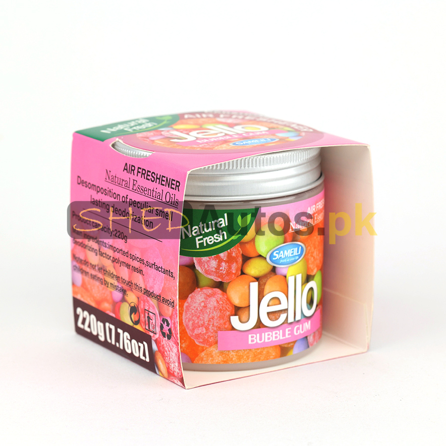 Jello Air Freshener Bubble Gum – ShedAutos.PK